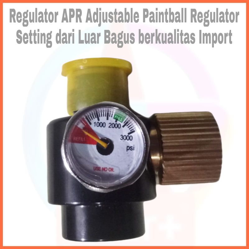 Jual Regulator APR Adjustable Paintball Regulator Setting dari Luar ...