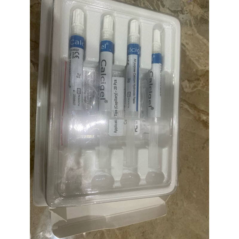 Jual CALCIGEL 2 gram caoh calcium hydroxide with iodoform kalsium ...