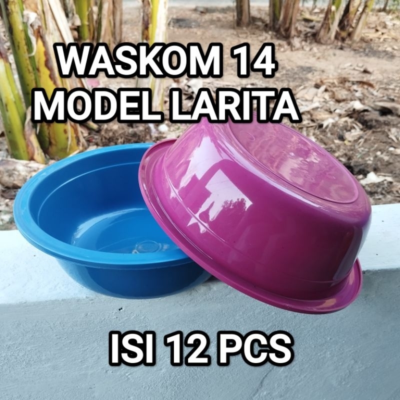 Jual (isi 12 pcs) waskom 14 larita / baskom ukuran 14 / waskom plastik ... Jual (isi 12 pcs) waskom 14 larita / baskom ukuran 14 / waskom plastik ...