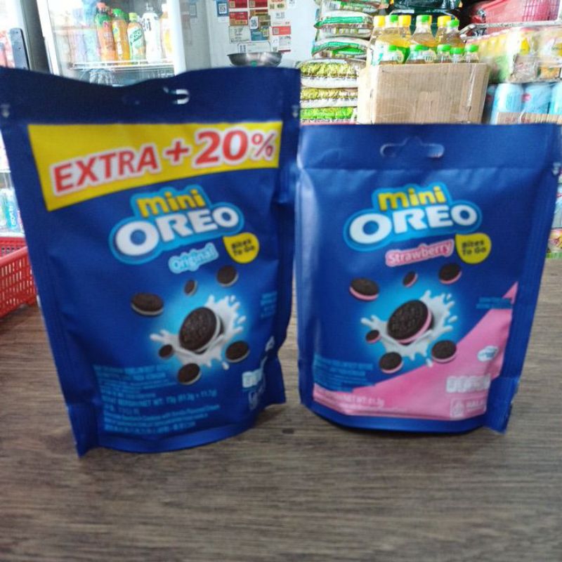 Jual Oreo Mini Bites To Go Pouch 61.3 Gr | Shopee Indonesia