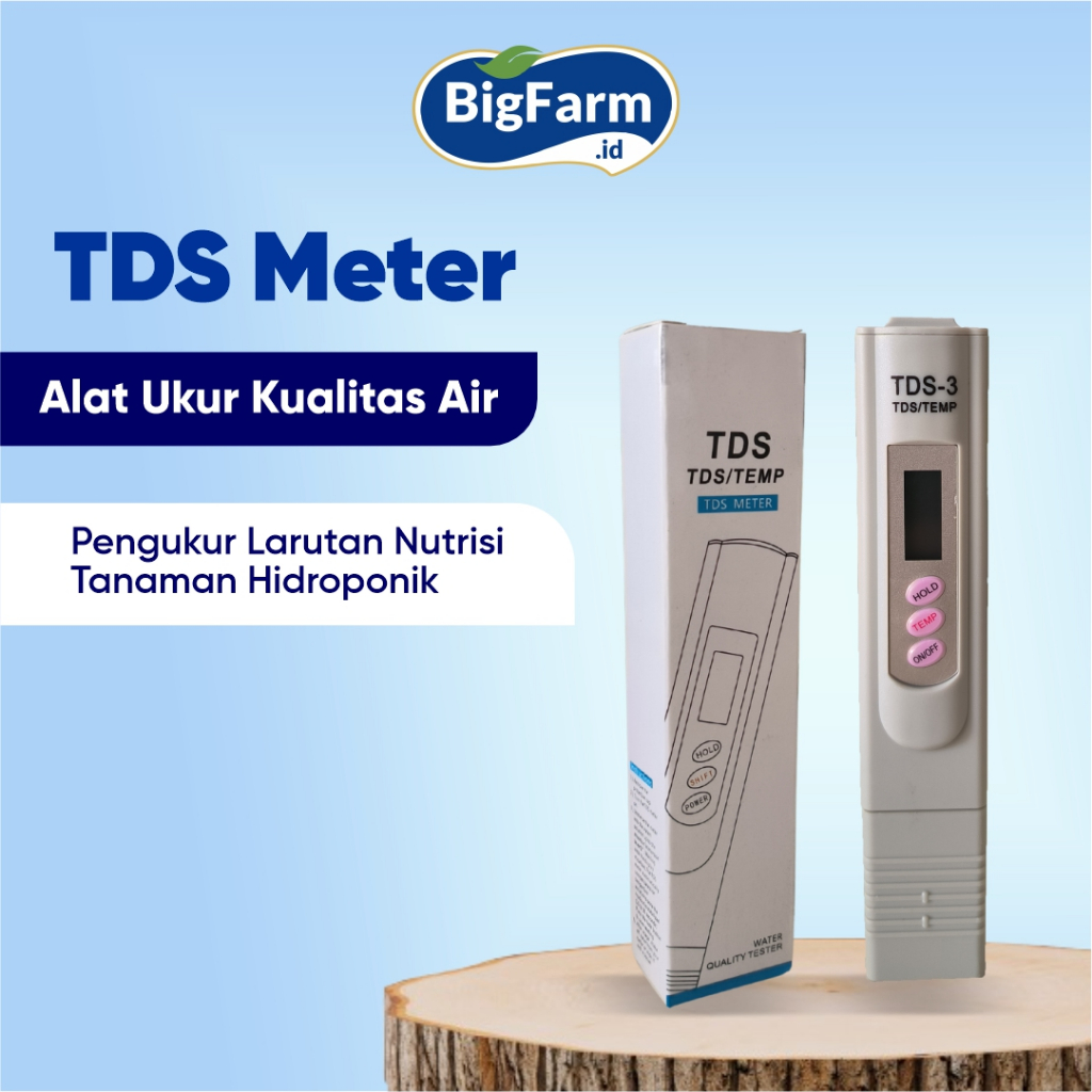 Jual BigFarm - Digital TDS Meter Alat Ukur Nutrisi Dan Kadar PH Air Hidroponik | Shopee Indonesia