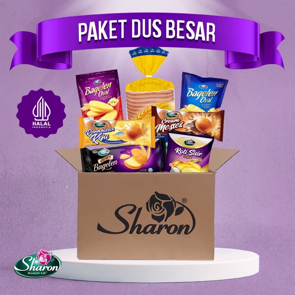 Jual Sharon Bakery Roti Dengan Kemasan Hemat - Paket Dus Besar | Shopee ...