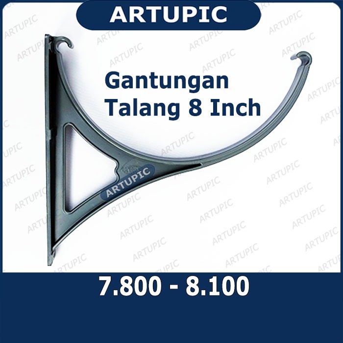 Jual Gantungan Talang Pakan 8 inch Talang Makan Braket Air PVC 8 ...