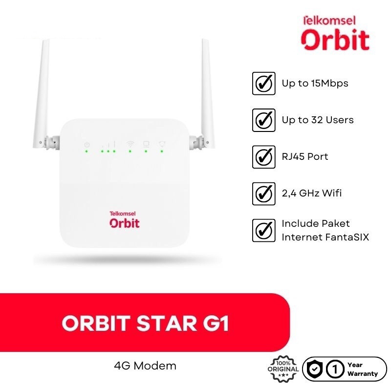 Jual Telkomsel Orbit Star G1 Modem Wifi 4G High Speed | Shopee Indonesia