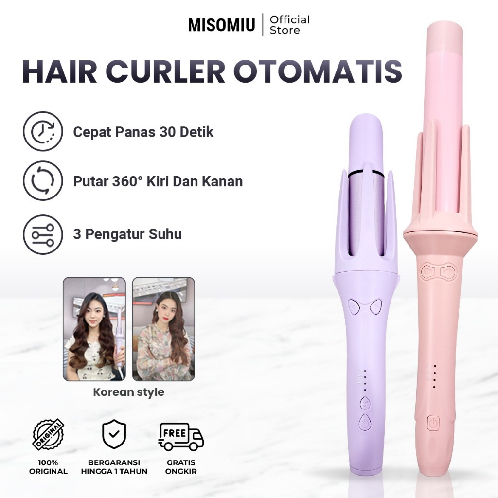 Jual Catokan Keriting Rambut Otomatis S13 S16 Magic Curly Otomatis Hair Curler Catok Curly ...