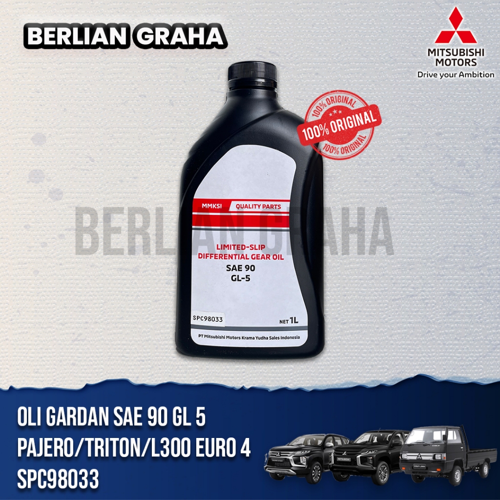 Jual Oli Gardan SAE 90 GL 5 Pajero / Triton / L300 Euro 4 LSD Limited ...