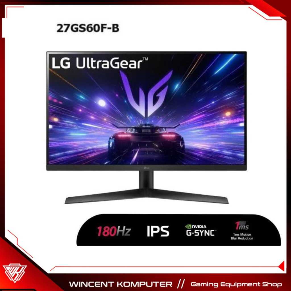 Jual LG UltraGear 27GS60F-B 27 Inch Gaming Monitor - FHD IPS 1ms 180Hz ...