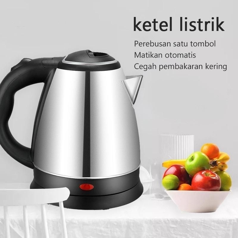 Jual LT JKT Teko Listrik 2 Liter Besar 500 Watt Full Stainless Stell ...