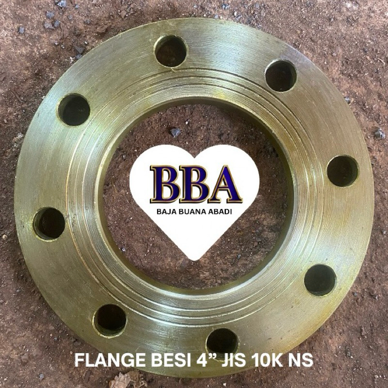 Jual FLANGE BESI JIS 10K 4” ( 4 Inch ) NS LAS BESI - FLANGE BESI CARBON ...