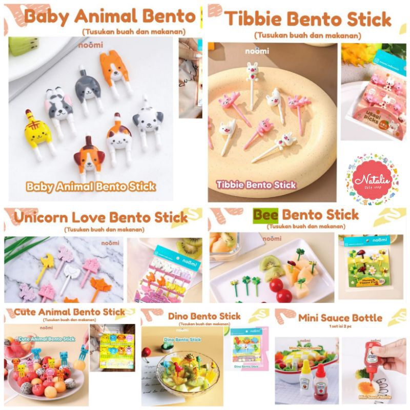 Jual NOOMI Bento Stick / Tusukan buah atau makanan | Shopee Indonesia