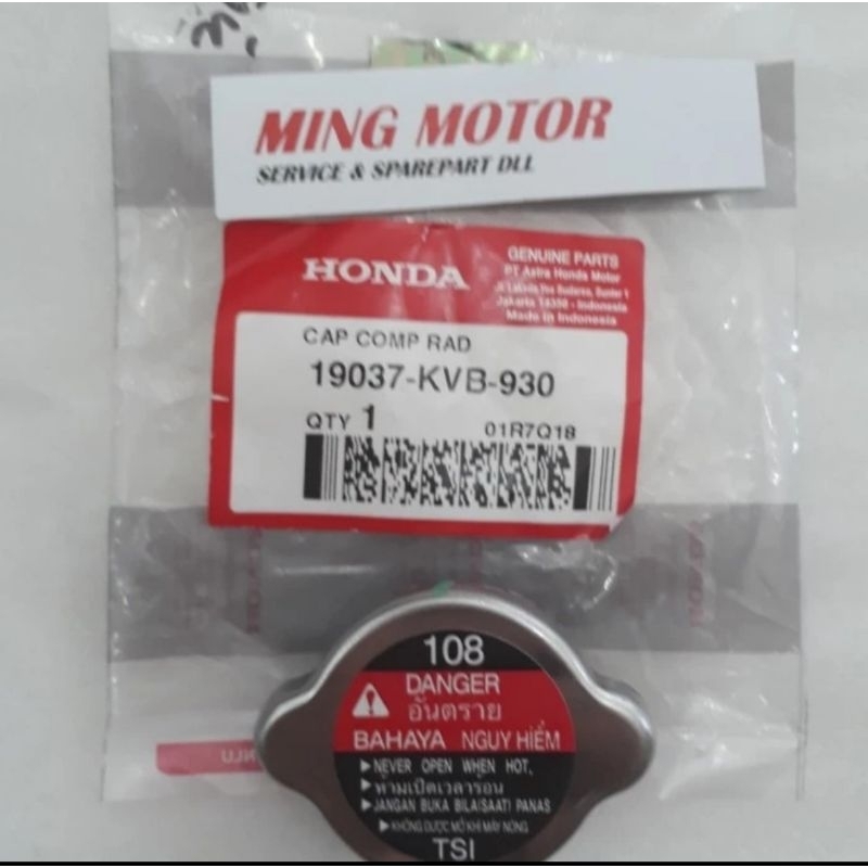 Jual Tutup atas radiator Vario karbu Vario 125 KVB asli Ahm | Shopee ...