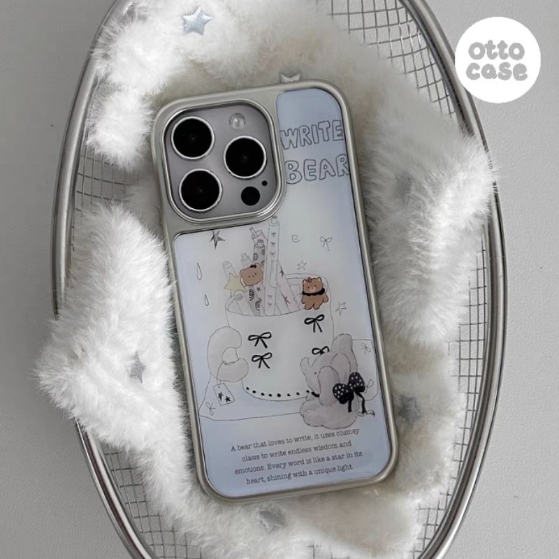 Jual ottocase | aesthetic phone case with beads charm for iphone 13 14 15 pro promax | Shopee ...