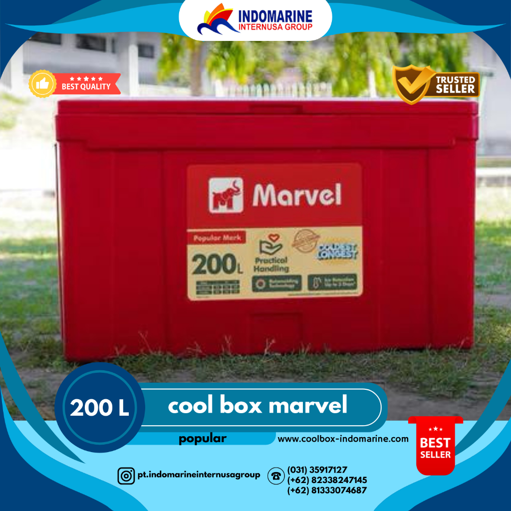 Jual Marvel Cooler 200 Ltr Popular Mark (CoolBox - IceBox - Es box ...