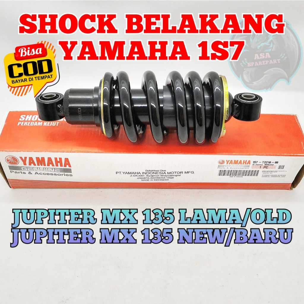 Jual shock belakang 1s7 motor yamaha jupiter mx 135 old / lama , jupiter mx 135 new / baru mono ...