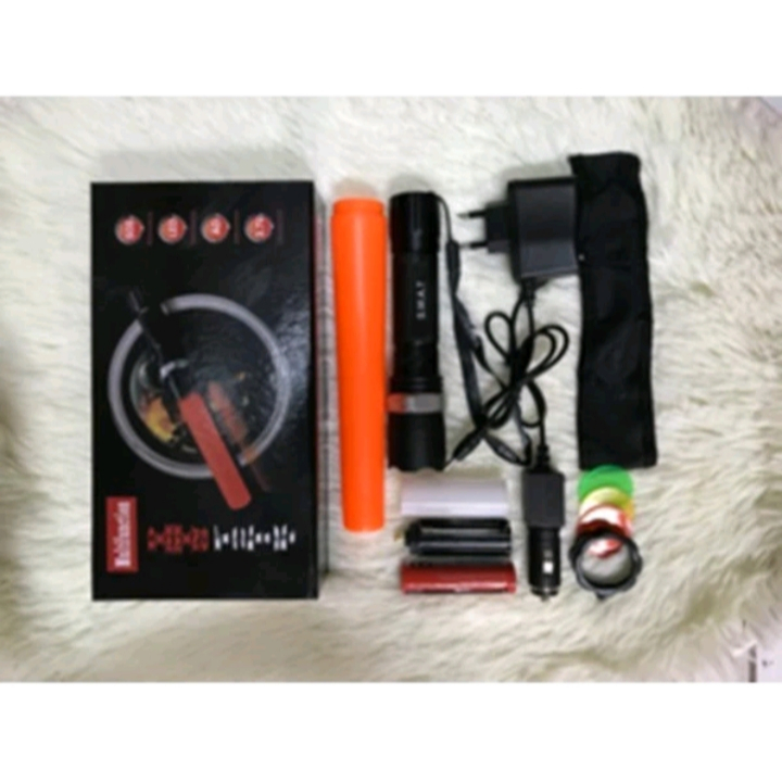 Jual SUPERMARKET IMPORT Senter LED Super Terang Senter Swat Police J-80 ...