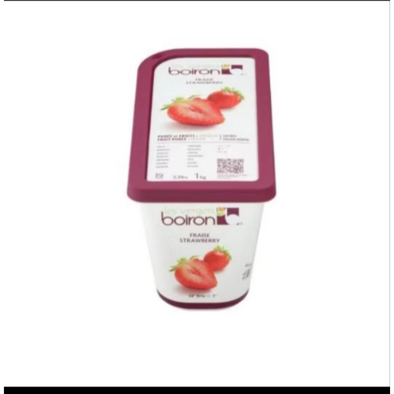 Jual Boiron Strawberry puree 1kg | Shopee Indonesia