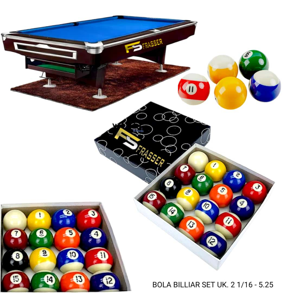 Jual Frasser Bola Biliar / Bola Billiard / Bola Bilyar Premium / Bola ...