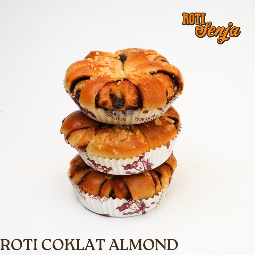 Jual Roti Senja - Roti Coklat Almond | Shopee Indonesia