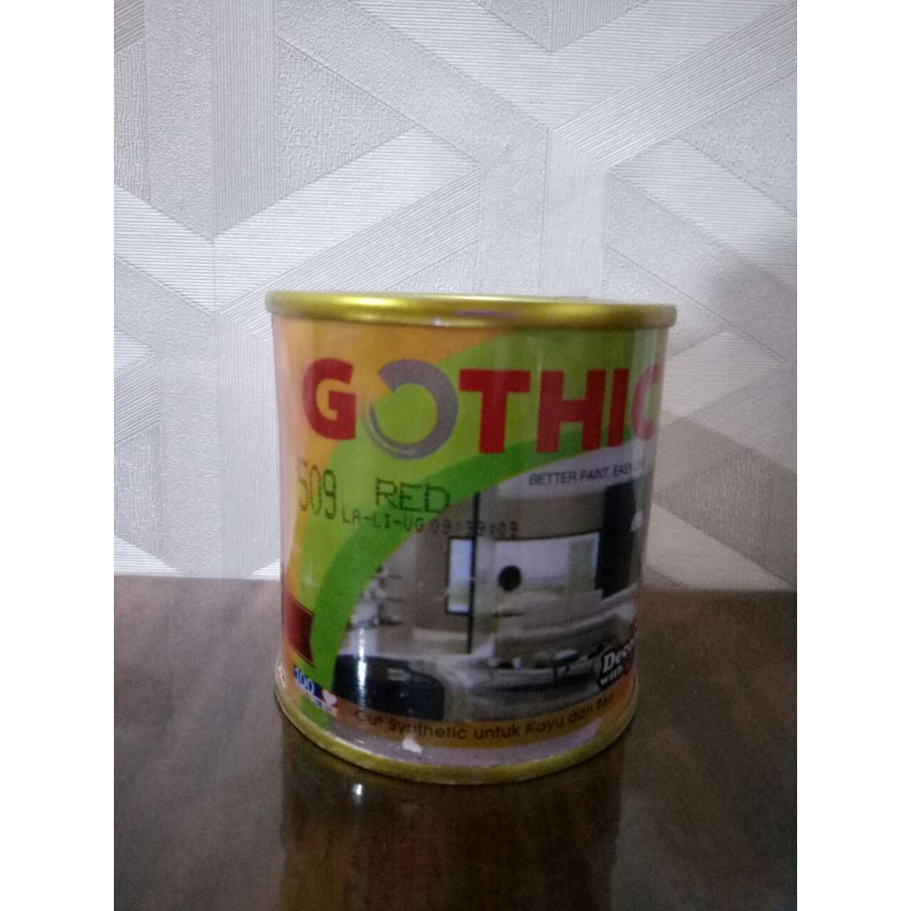 Jual CAT GOTHIC / CAT BESI / CAT KAYU KALENG KECIL 100ml | Shopee Indonesia