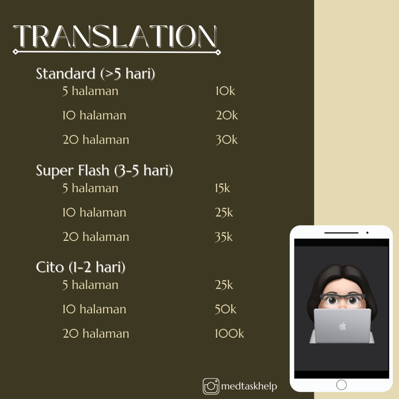 Jual Jasa Translate CITO - Tugas Kedokteran | Shopee Indonesia