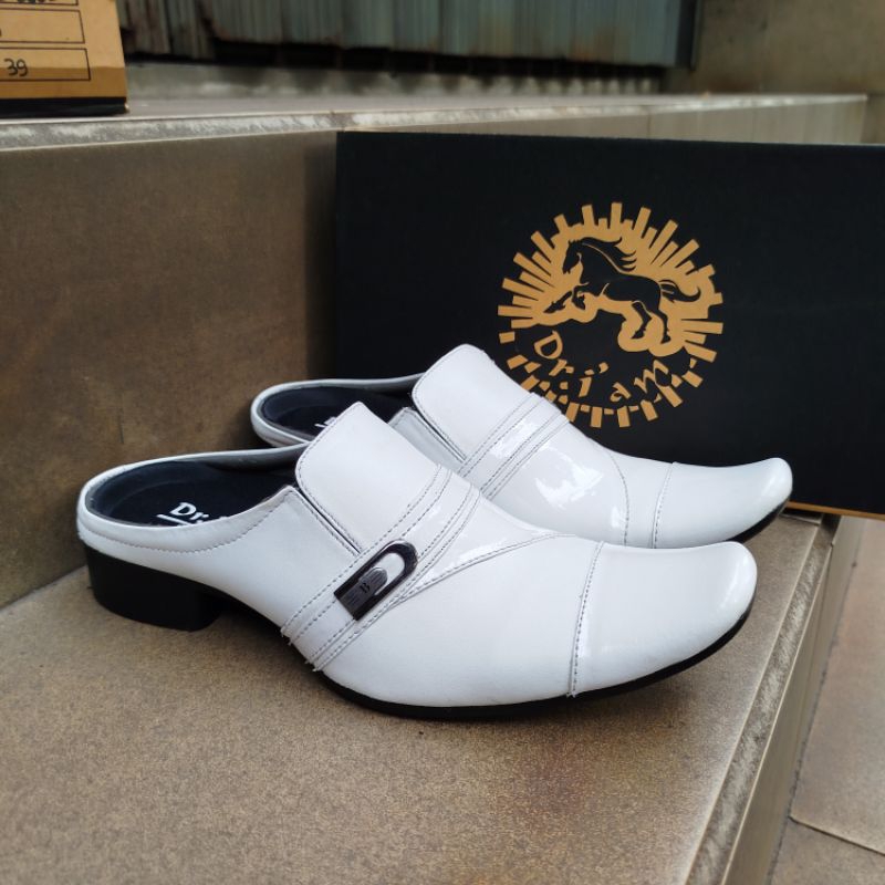 Jual SEPATU SANDAL SELOP BUSTONG FORMAL PRIA 100% KULIT SAPI ASLI | DR ...