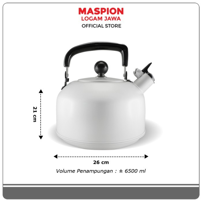 Jual TEKO SIUL/ TEKO BUNYI ALUMINIUM MASPION JAWA 18 CM/ 20 CM/ 22 CM ...