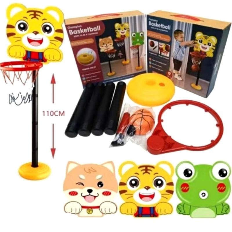 Jual Ring Basket Anak Karakter Animal Basket dan Ring Anak Set Lengkap ...