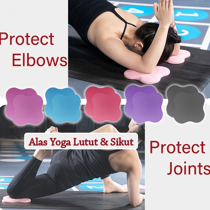 Jual Yoga Pad Elbow Joint Support Alas Yoga Lutut Kaki Siku Tangan2 ...