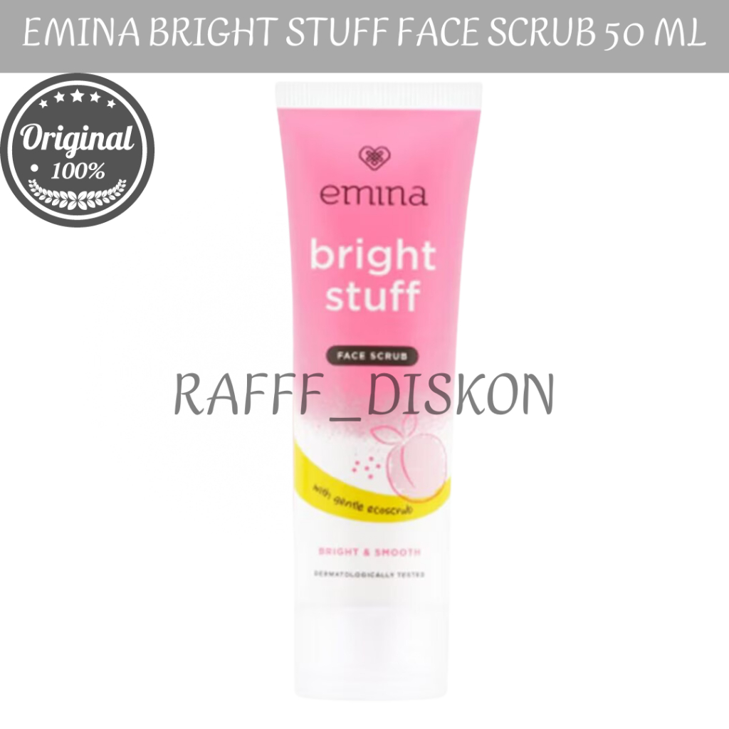Jual EMINA BRIGHT STUFF FACE SCRUB 50 Ml | Shopee Indonesia