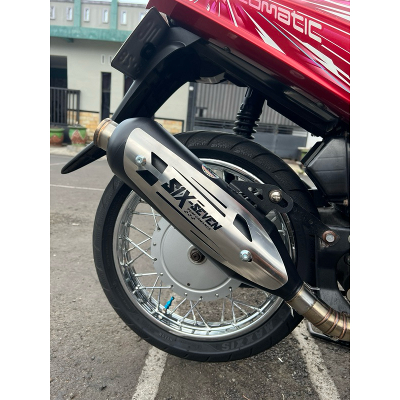 Jual Knalpot Standar Racing Six Seven Mio Sporty Beat Deluxe Scoopy ...