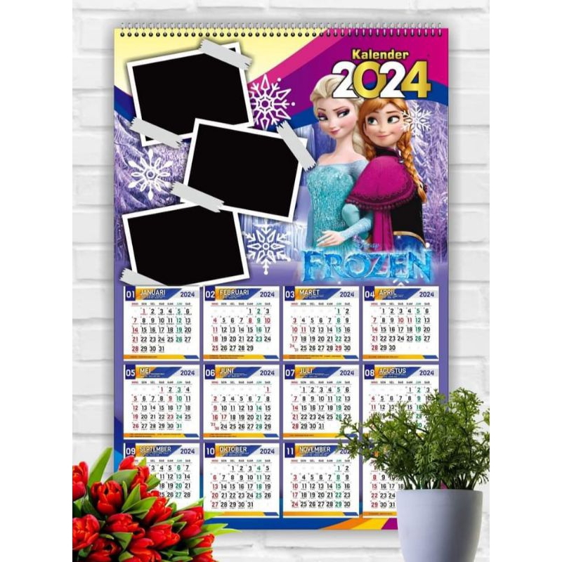 Jual Kalender Dinding / Kalender A3 jepit spiral / Kalender custom ...