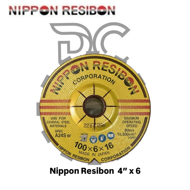 Jual NIPPON RESIBON BATU GERINDA 4 INCH 4X6 / BATU GERINDA POLES 4X6 ...