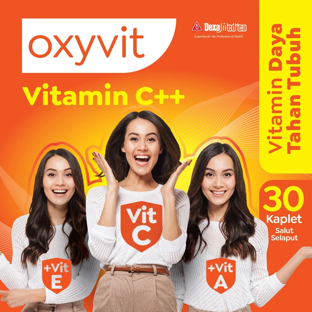 Jual OXYVIT MULTIVITAMIN C++ 30 CAPS | Shopee Indonesia