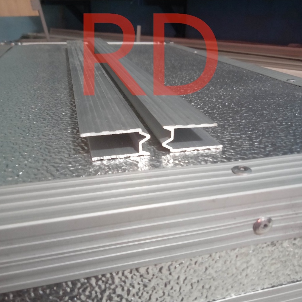 Jual LIST ALUMUNIUM M 15cm TEBAL Lis alumunium siku List U box Siku ...