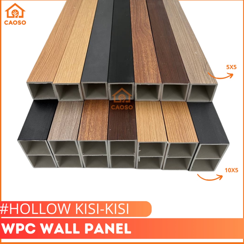 Jual Hollow kisi kisi wpc kotak pembatasan dinding 5x55x1 | Shopee Indonesia