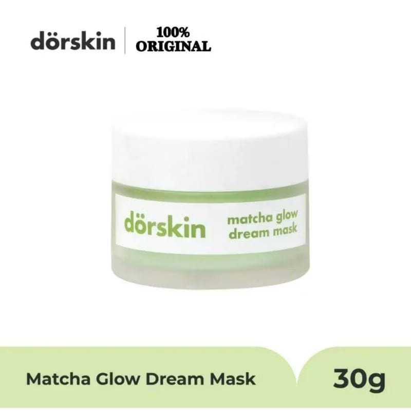 Jual Terlaris Dorskin Matcha Glow Dream Sleeping Mask Acne Brightening ...