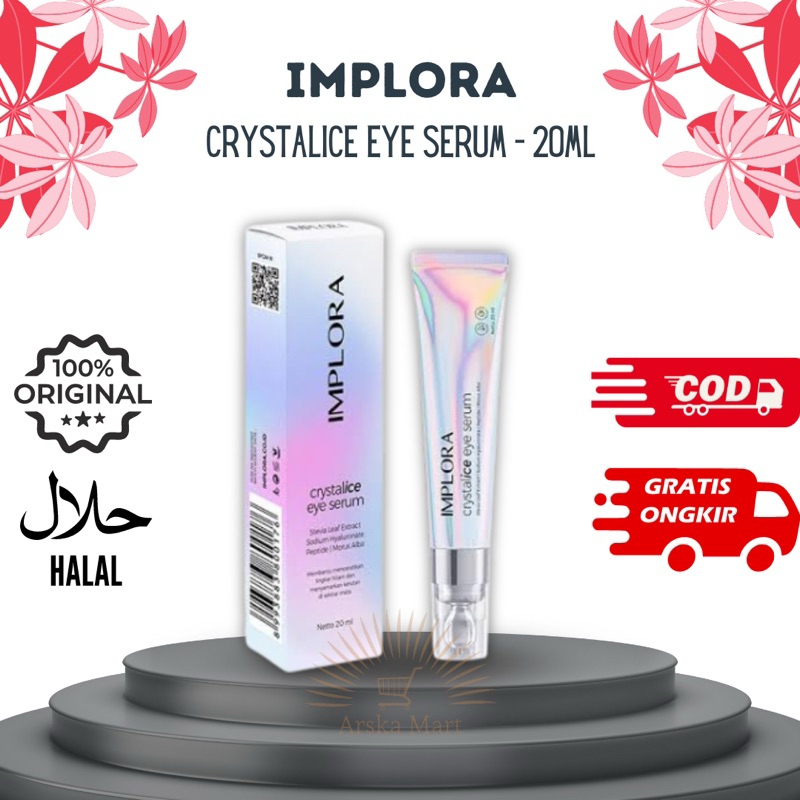 Jual (NEW) IMPLORA Crystalice Eye Serum - 20ml | Shopee Indonesia