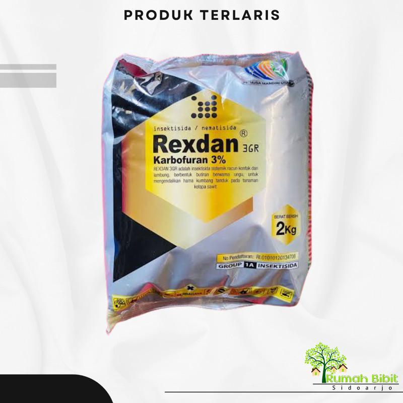 Jual Insektisida REXDAN Bahan aktif : karbofuran 3% kemasan 2kg ...
