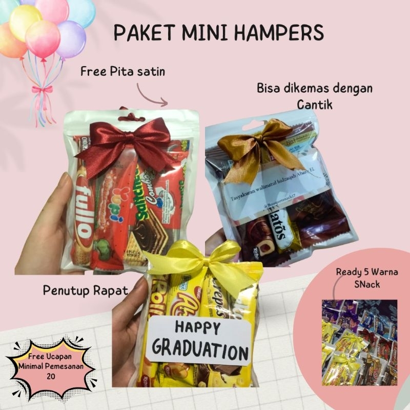 Jual MINI GIFT HAMPERS SNACK MINI HAMPERS MINI GIFT | Shopee Indonesia