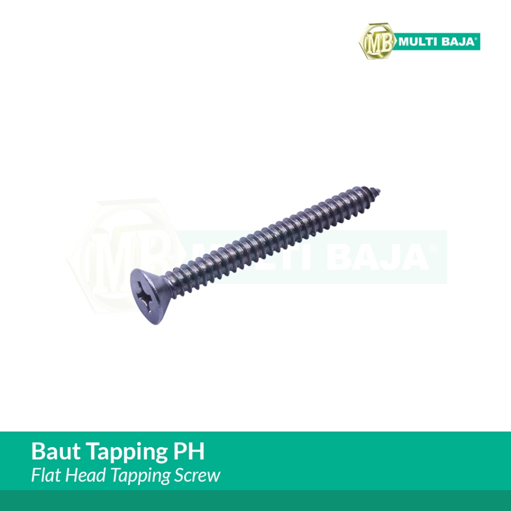 Jual Sekrup FH Tapping Screw Stainless Steel 304 M4 x 25 (#8 x 1") | Shopee Indonesia