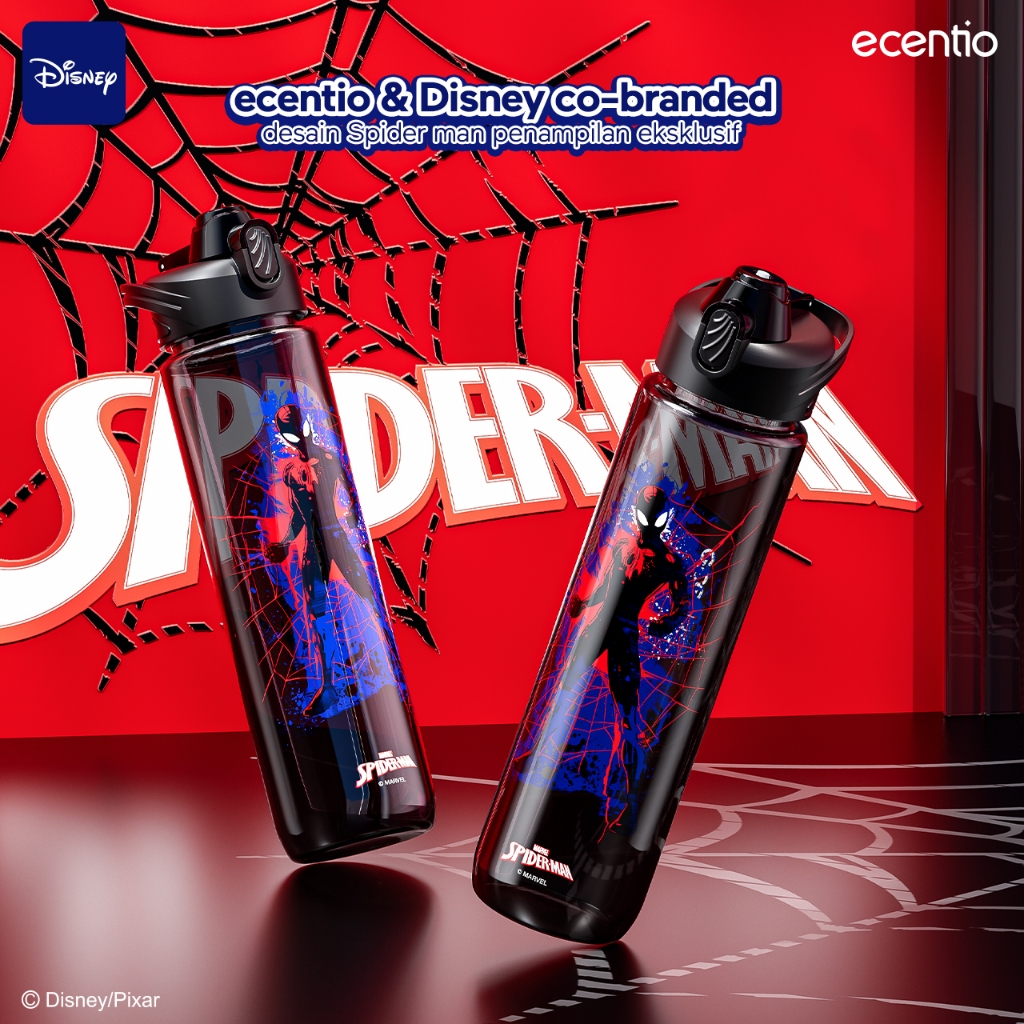 Jual 【Original】ecentio botol minum Disney Spider-Man/manusia laba-laba ...