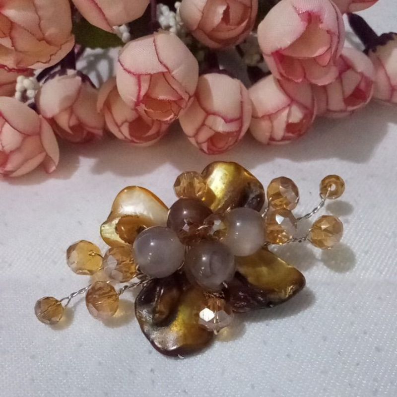Jual Bross batu alam mix kerang | Shopee Indonesia
