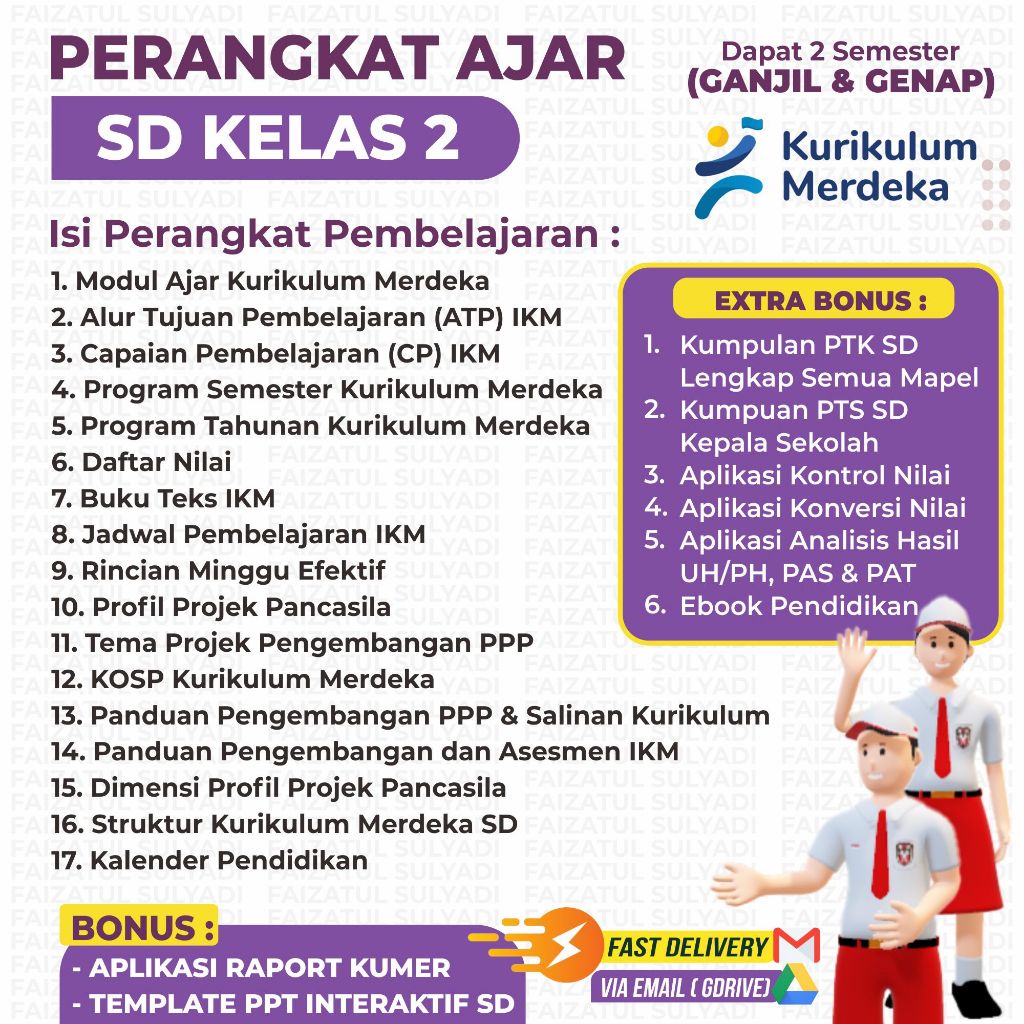 Jual Perangkat Pembelajaran Kelas 2 SD Kurikulum Merdeka | Shopee Indonesia