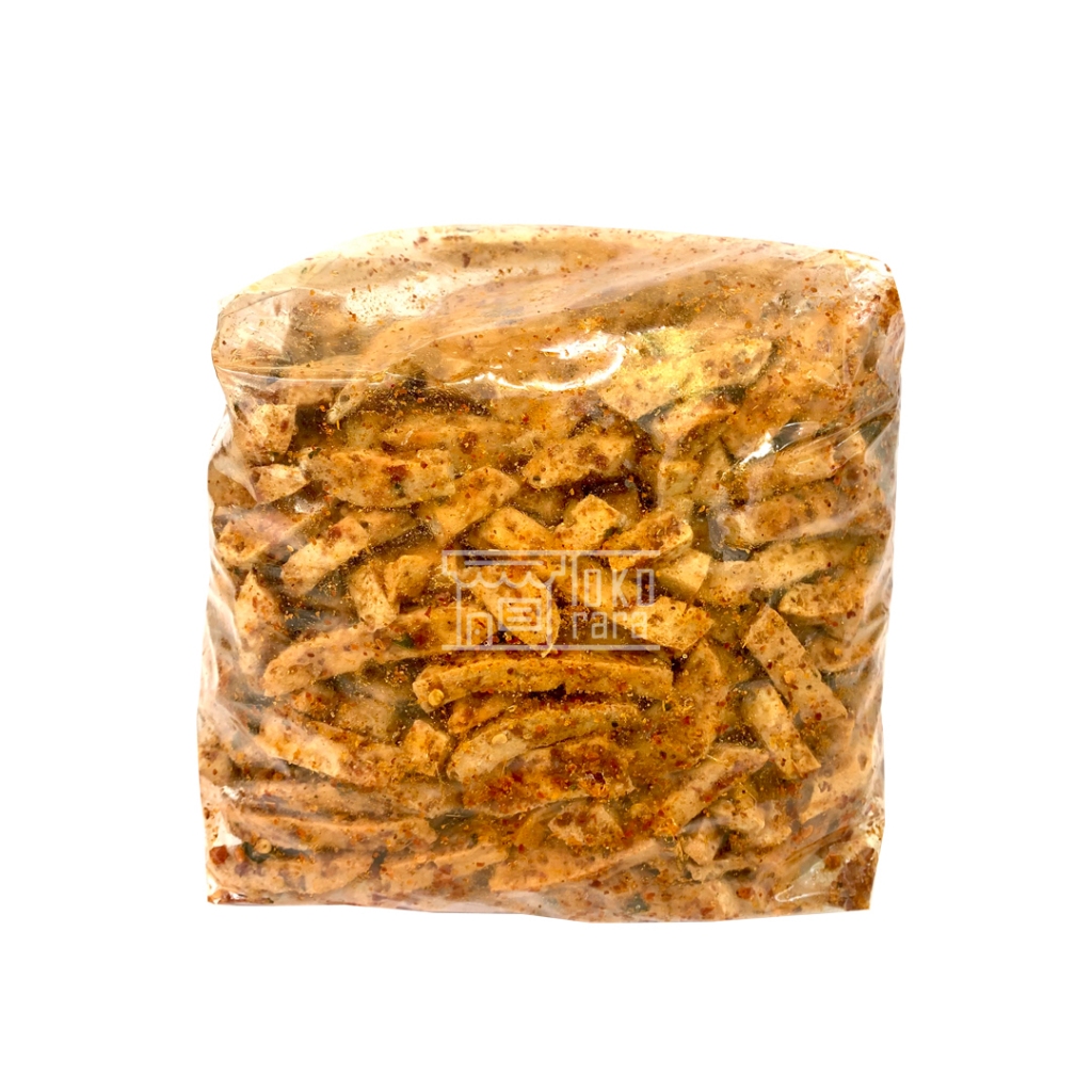 Jual Basreng Sultan Raja Pedas Daun jeruk Original 1kg | Shopee Indonesia