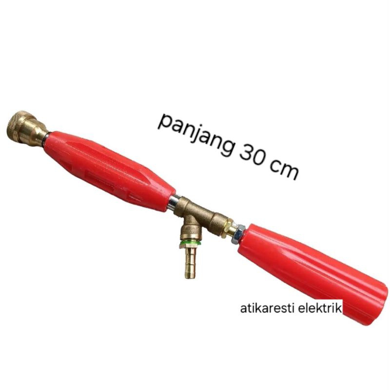 Jual Stik Gun 30 cm + neple jantan bahan kuningan sprayer steam cuci ...