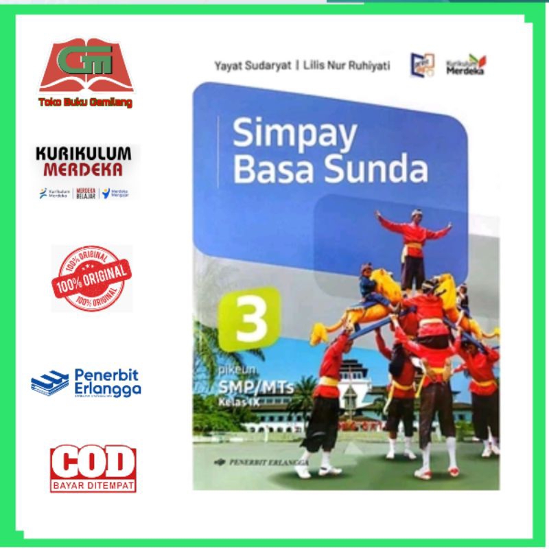Jual BUKU SIMPAY BASA SUNDA KELAS 9 KURIKULUM MERDEKA PENERBIT ERLANGGA ...