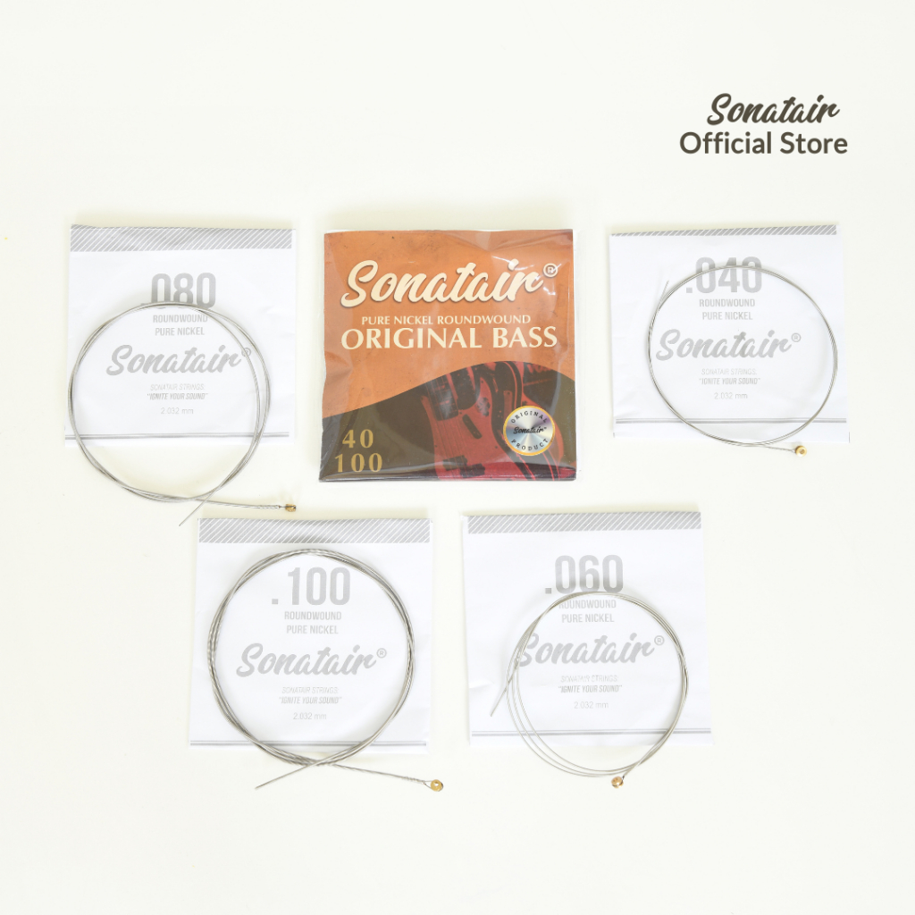 Jual Sonatair Senar Gitar Bass Nickel Roundwound 4 Senar 0.40 | Shopee ...
