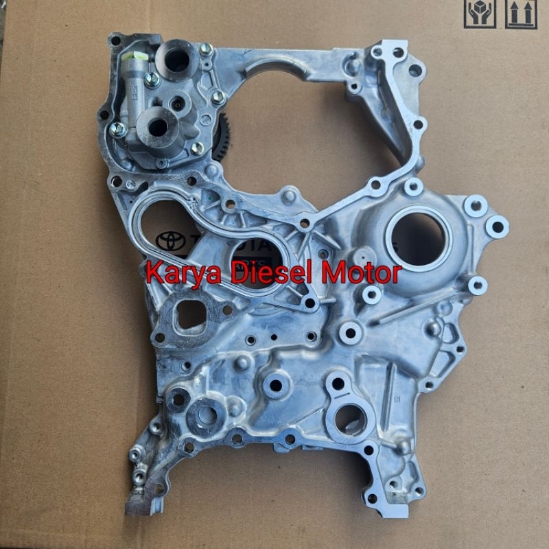 Jual Case Timing Gear Assy / Pompa Oli Assy Toyota Hilux Revo Innova ...