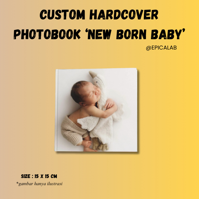 Jual (15x15 cm) Photobook Bayi New Born Baby Kelahiran Bayi Kenangan ...