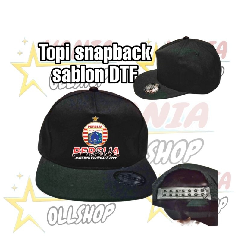 Jual Topi snapback hitam logo persija/Snapback hitam | Shopee Indonesia